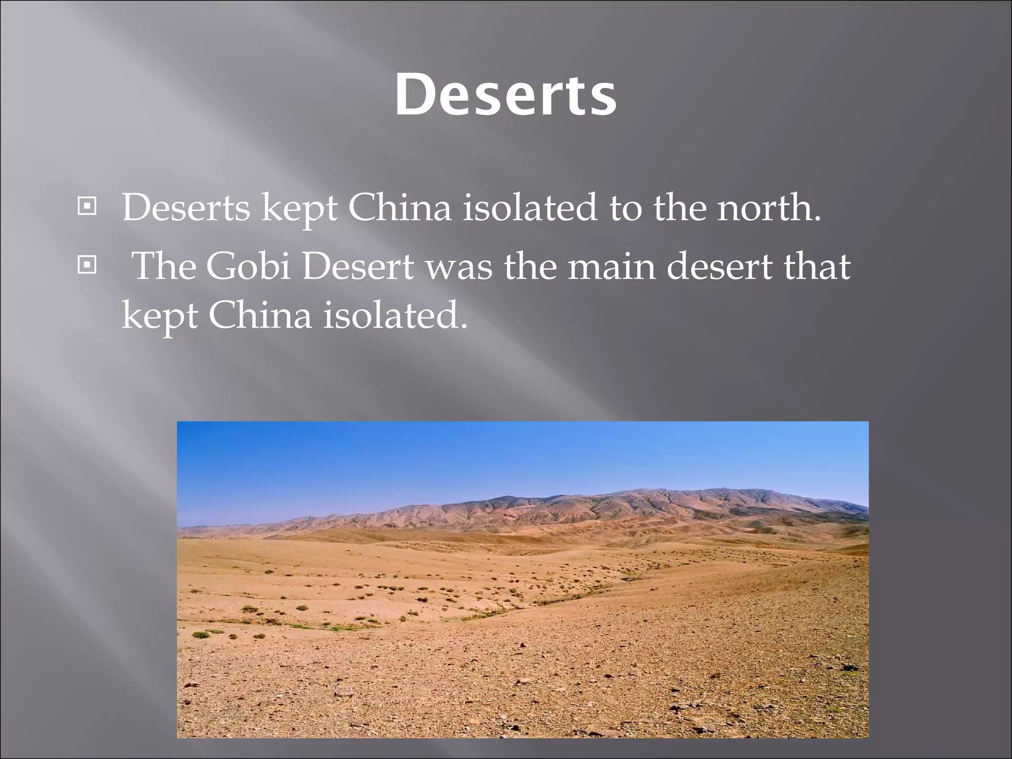 Ancient china isolation final | PPT
