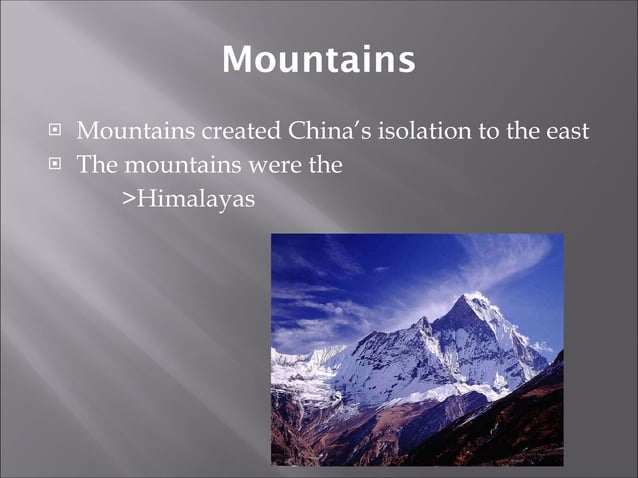 Ancient china isolation final | PPT