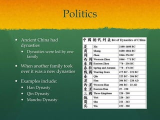 Ancient china notes | PPTX