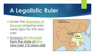 Ancient china qin and han dynasties | PPTX
