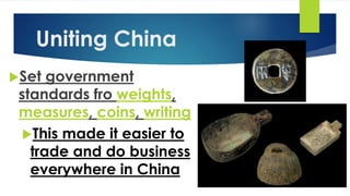 Ancient china qin and han dynasties | PPTX