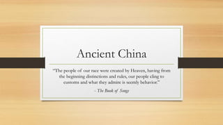 Ancient China | PPT
