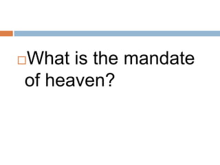 Ancient chinese civilizations | PPTX