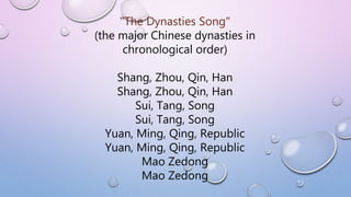 Ancient chinese contributions to the world | PPTX