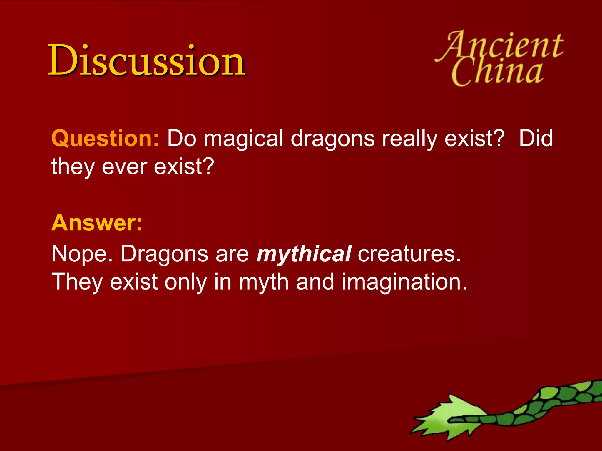 Ancient chinese dragons-copy | PPT