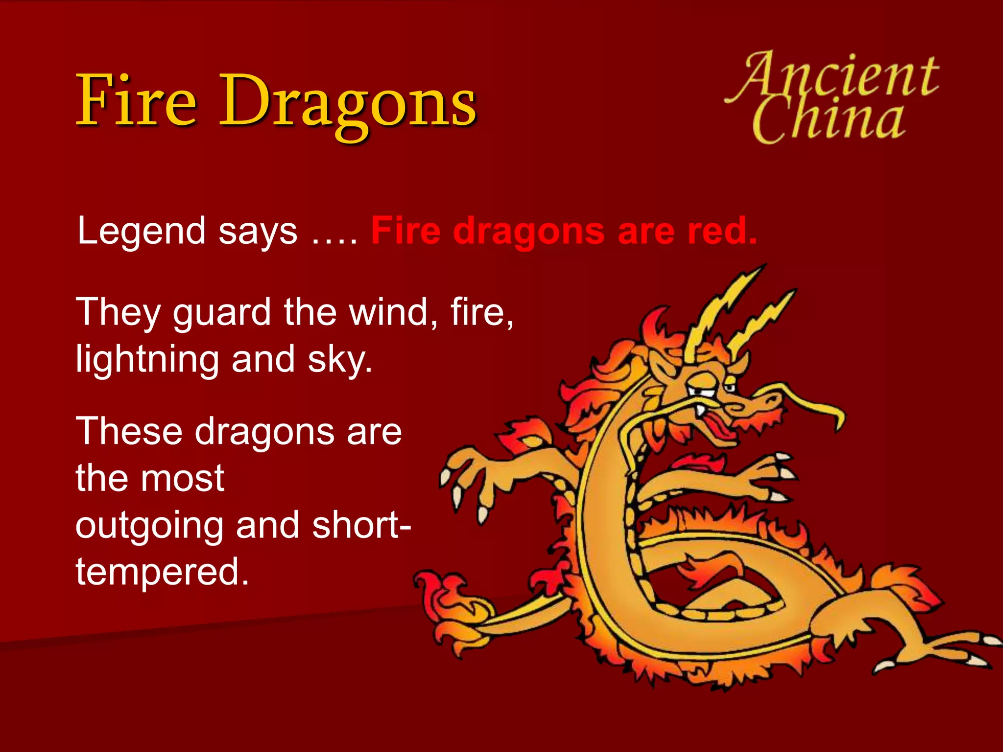 Ancient chinese dragons-copy | PPT