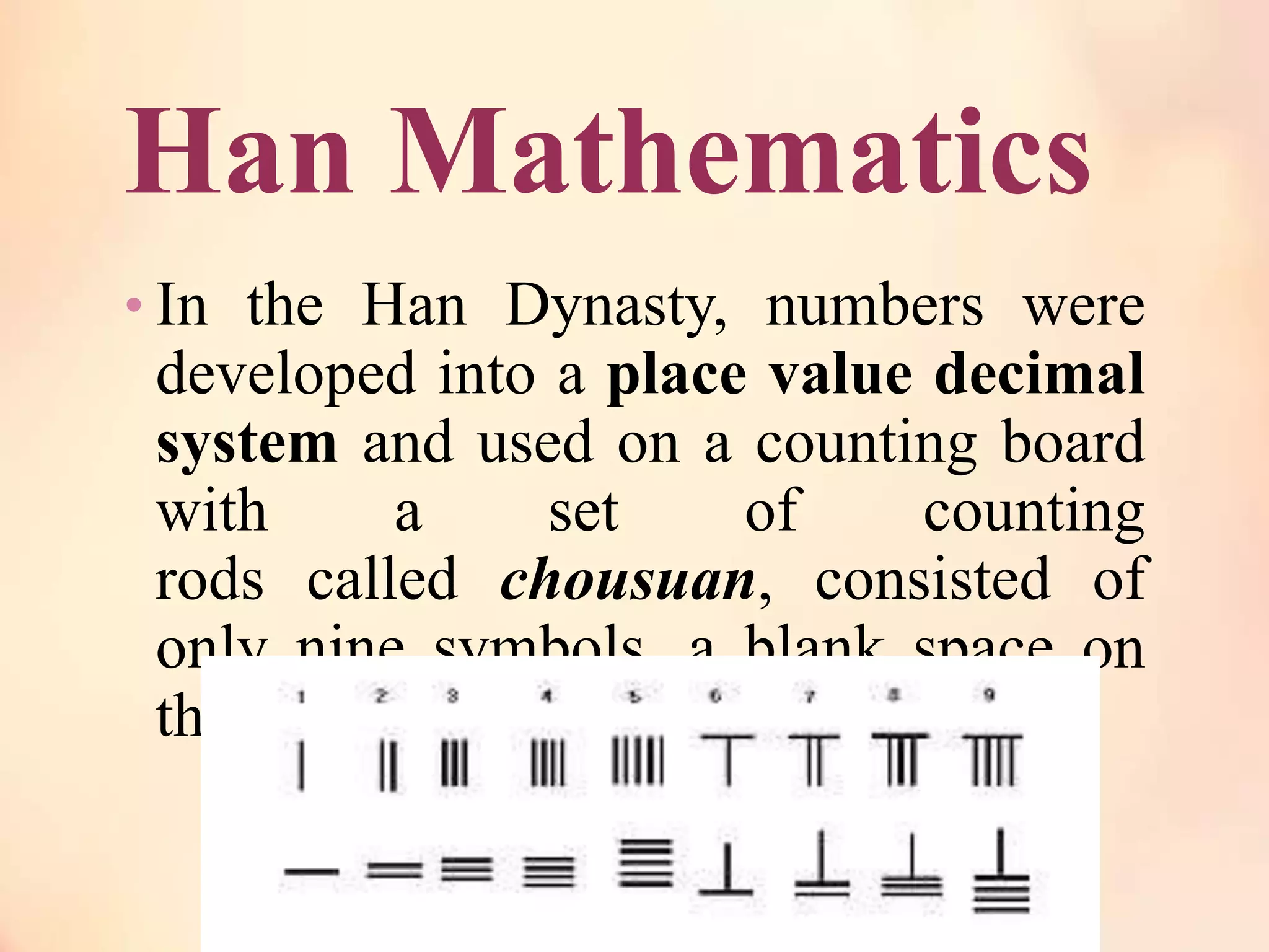 Ancient Chinese Mathematics | PPTX