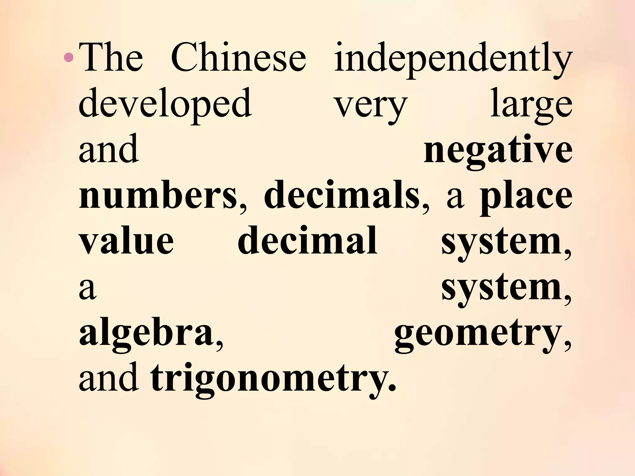 Ancient Chinese Mathematics | PPTX