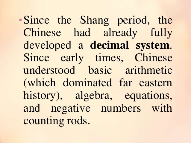 Ancient Chinese Mathematics