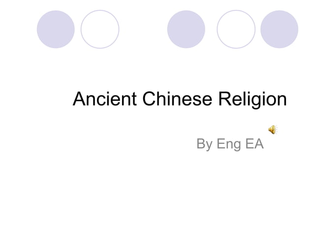 Ancient chinese religion | PPTX