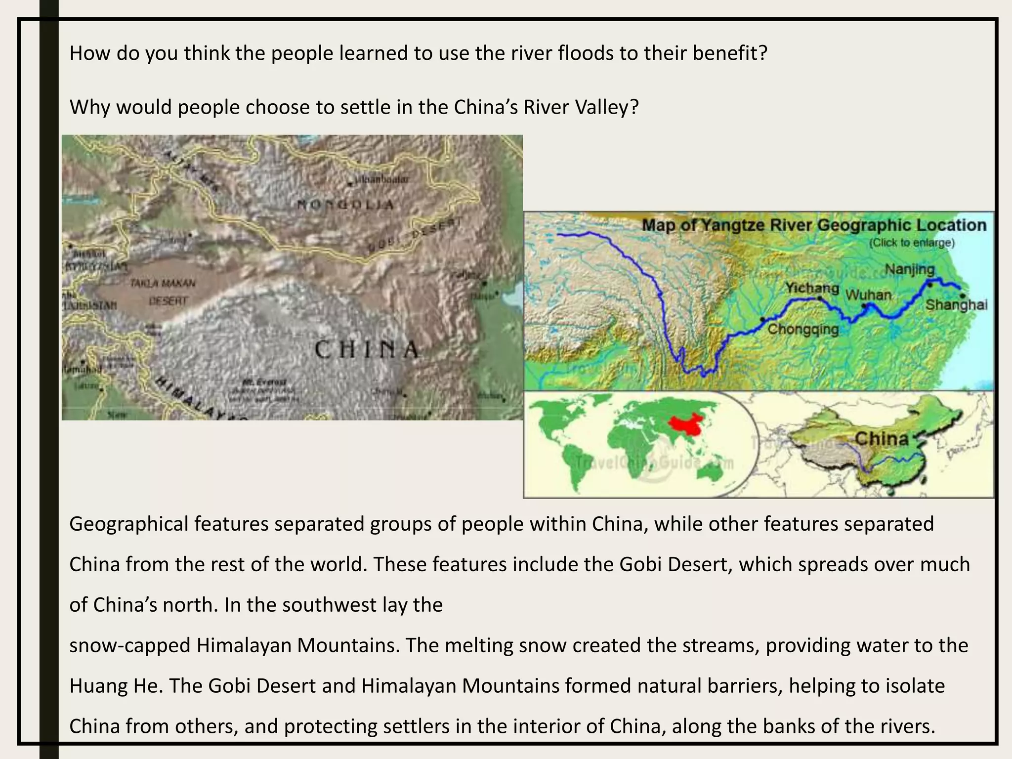 Ancient city - River Valley Civilization China | PPTX