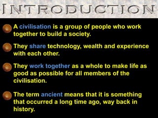 Ancient civilisations introduction_lesson | PPTX | Stamps and Coins ...