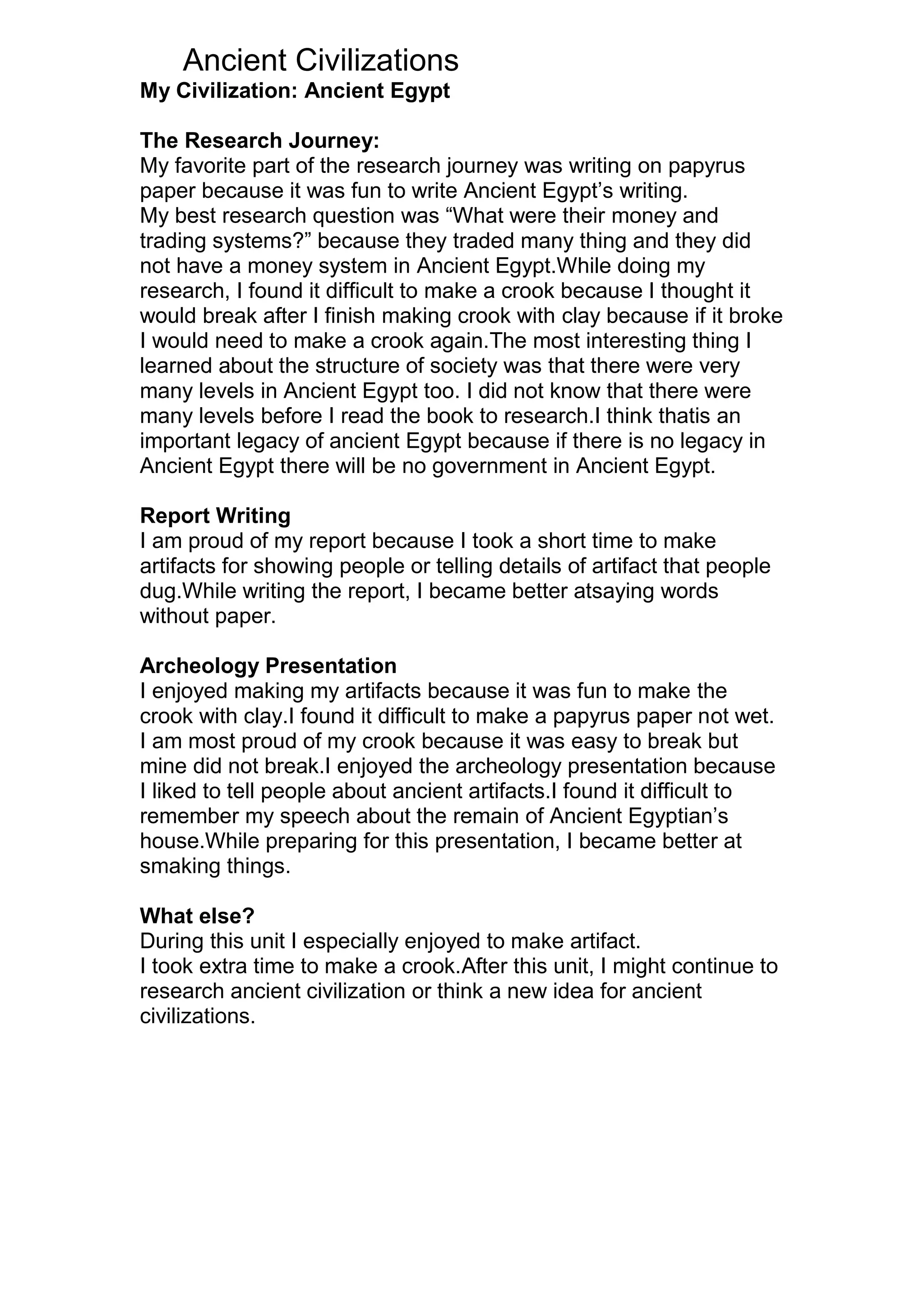 Ancient civilization | DOCX