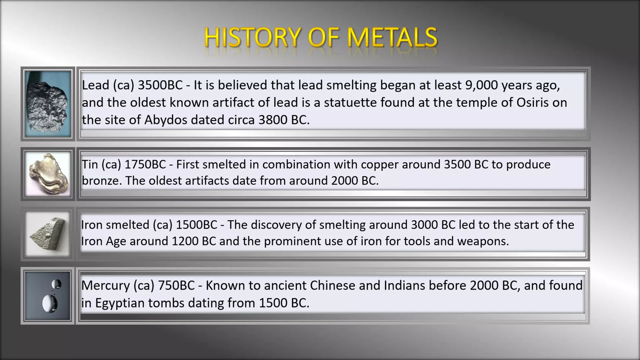 Metal Mining in Ancient Civilization | PDF