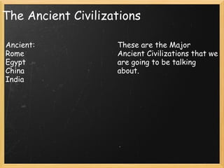 Ancient Civilizations[1] | PPT