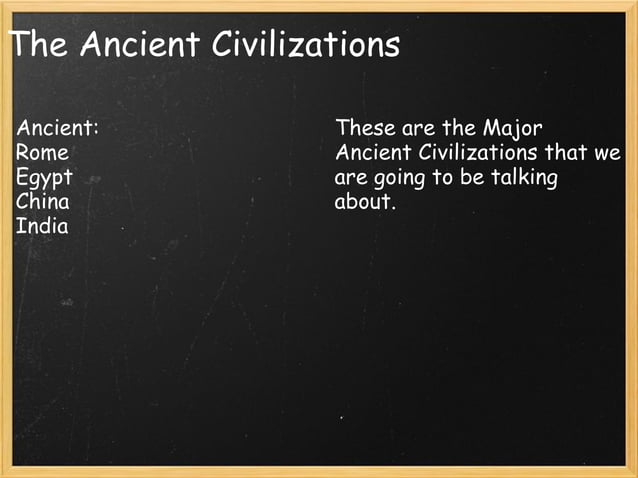 Ancient Civilizations[1] | PPT
