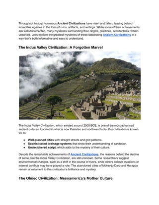 Ancient Civilizations and Their Greatest Mysteries.pdf