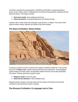 Ancient Civilizations and Their Greatest Mysteries.pdf