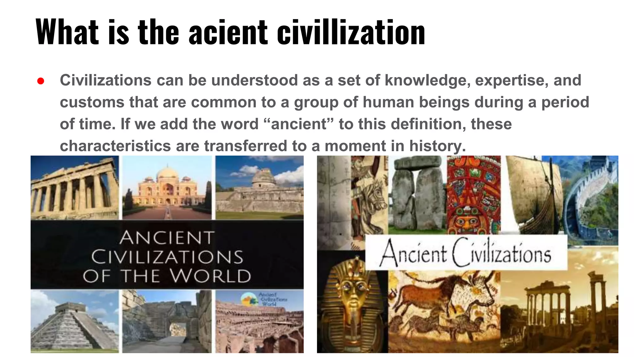 Ancient civillization in the world | PPTX