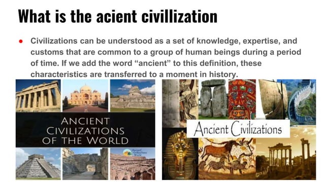 Ancient civillization in the world | PPT