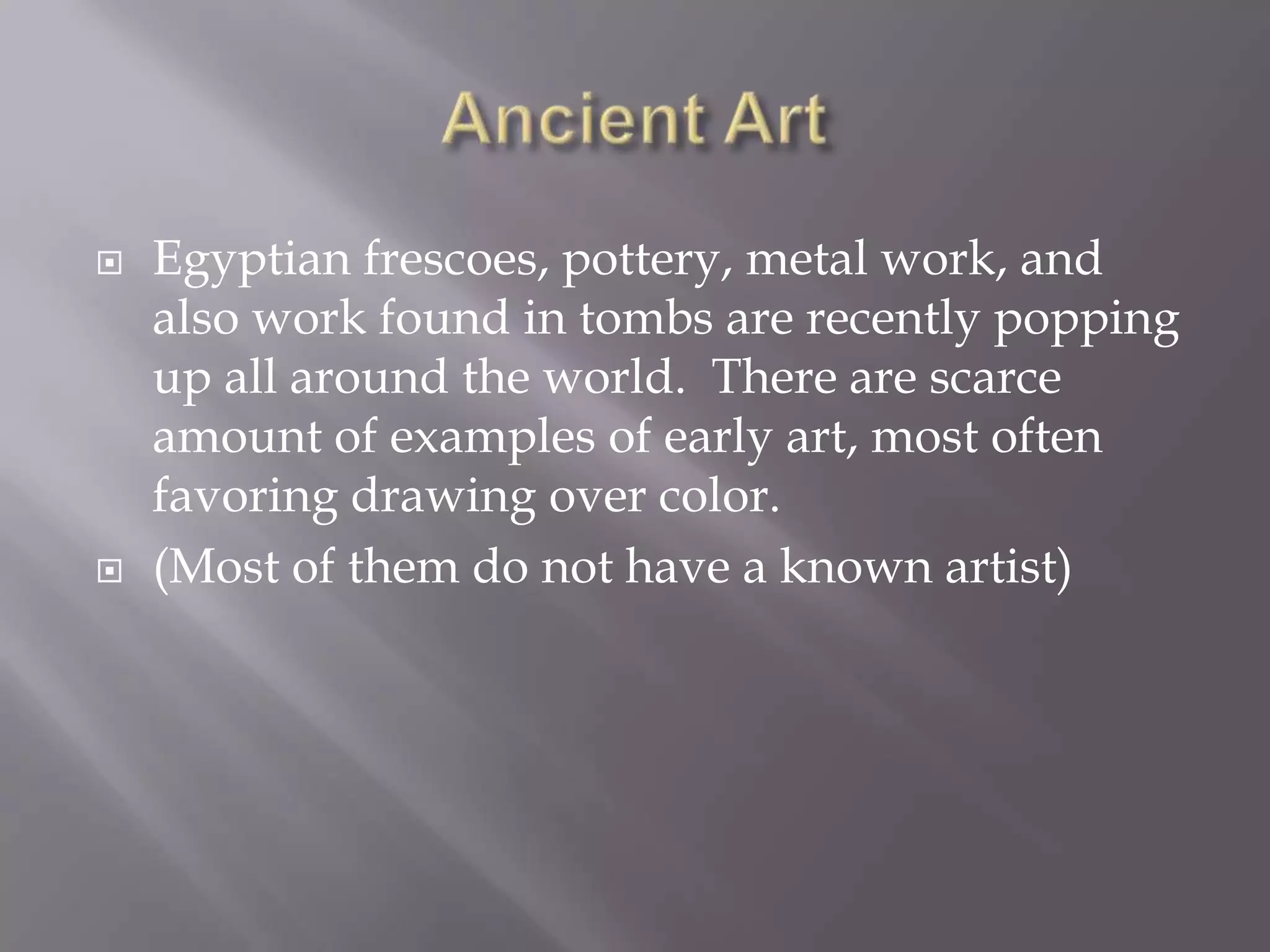 Ancient & Classical Art | PPTX