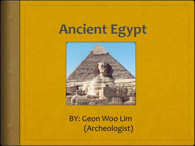Ancient egypt | PPTX