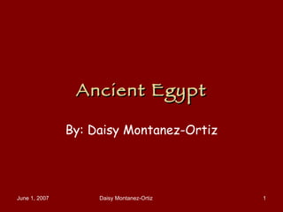 Ancient Egypt | PPT