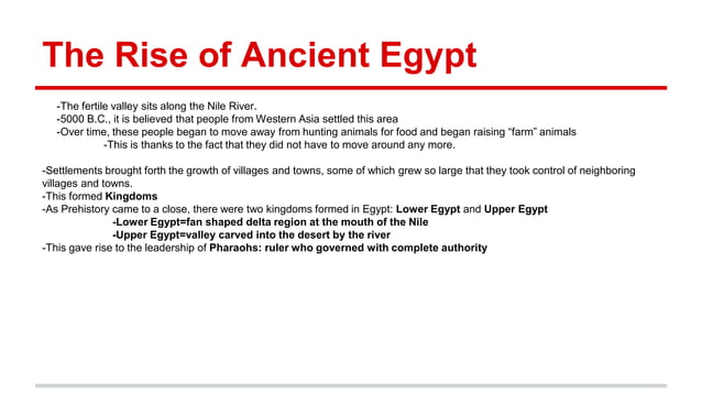 Ancient Egyptian Art Lesson | PPT