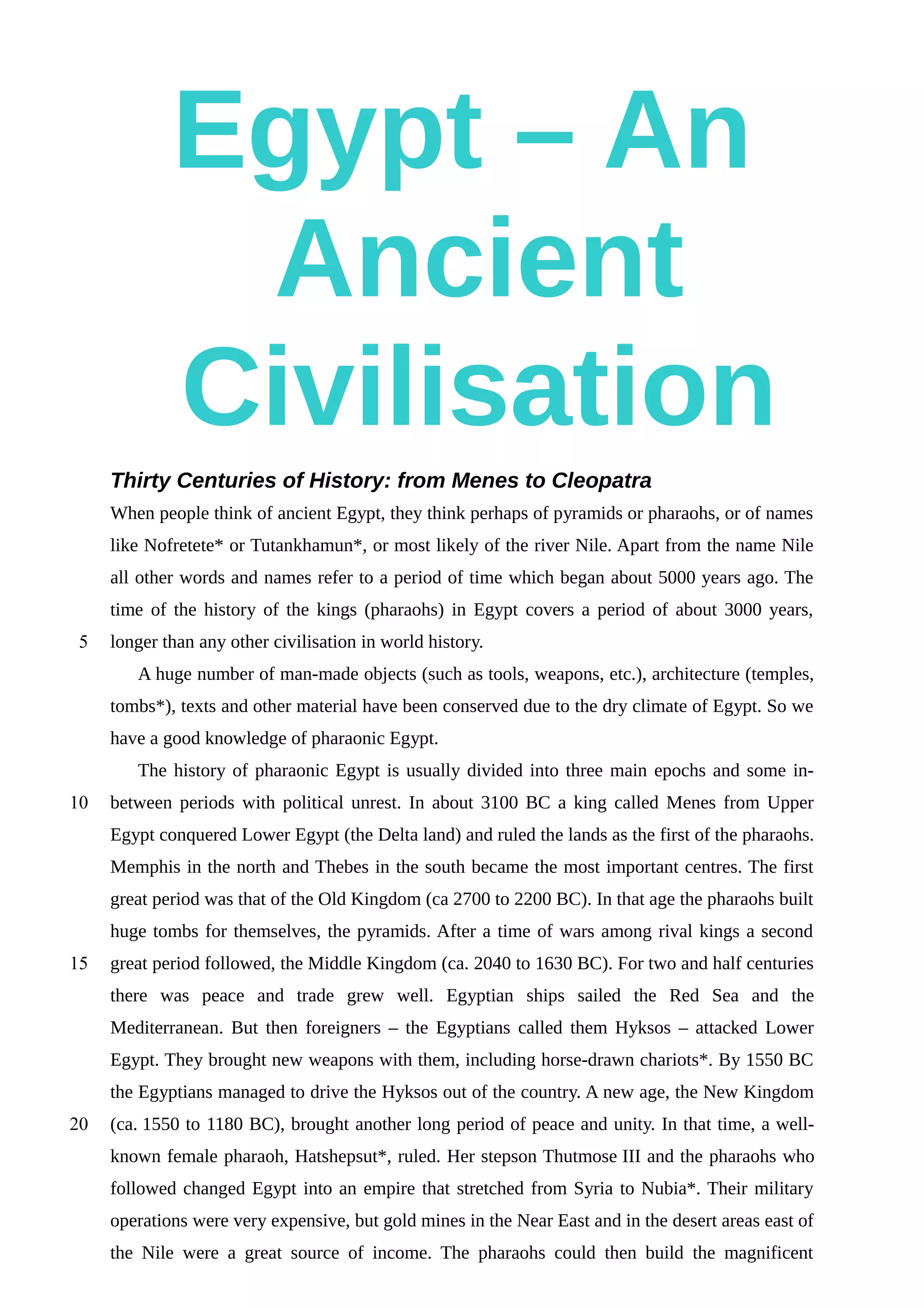 Ancient egypt | DOC | Geography | Science