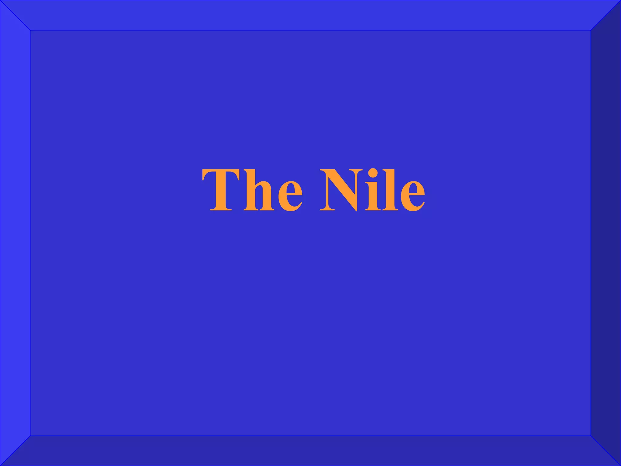 Ancient Egypt Ppt Jeopardy | PPT