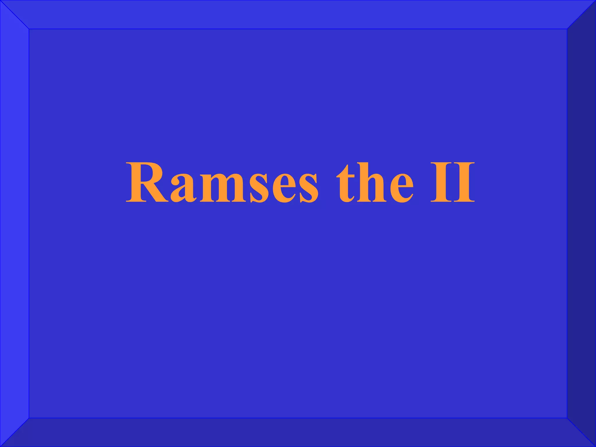 Ancient Egypt Ppt Jeopardy | PPT