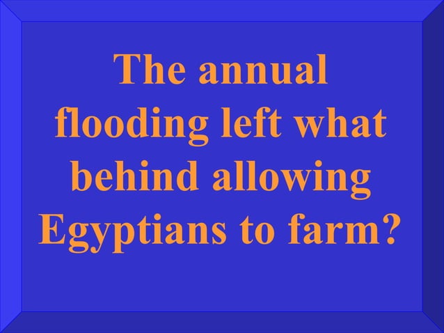 Ancient Egypt Ppt Jeopardy | PPT