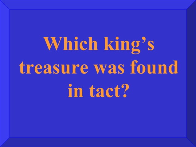 Ancient Egypt Ppt Jeopardy | PPT