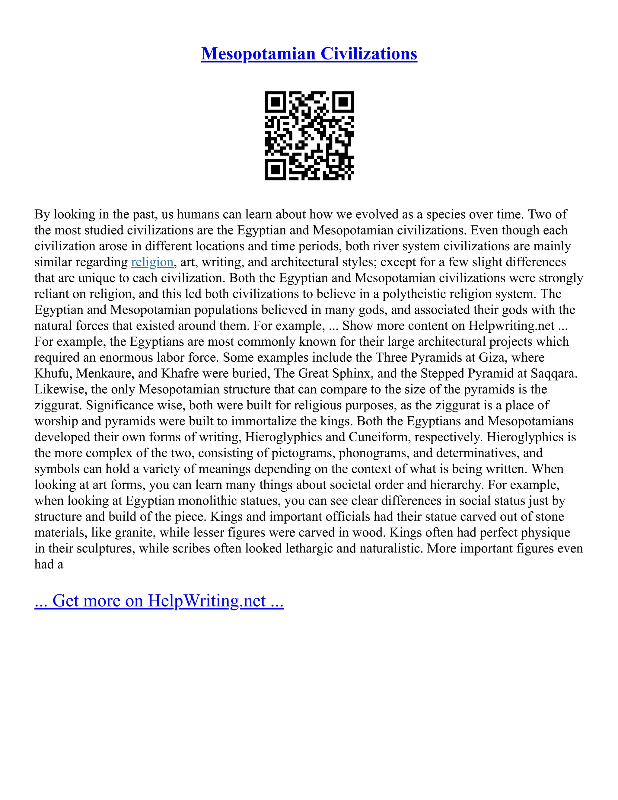 Ancient Egypt-The Great Pyramid Of Giza | PDF