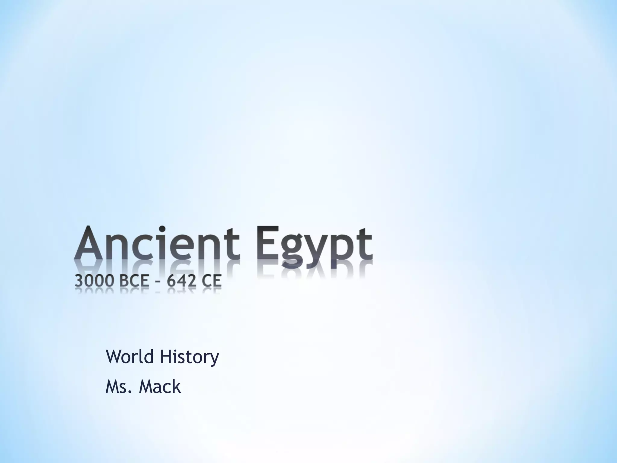 Ancient Egypt | PPT