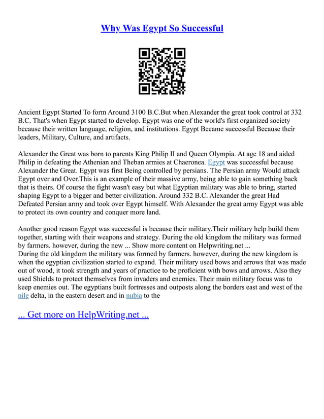 Ancient Egypt Achievements | PDF