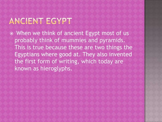 Ancient Egypt Final | PPT