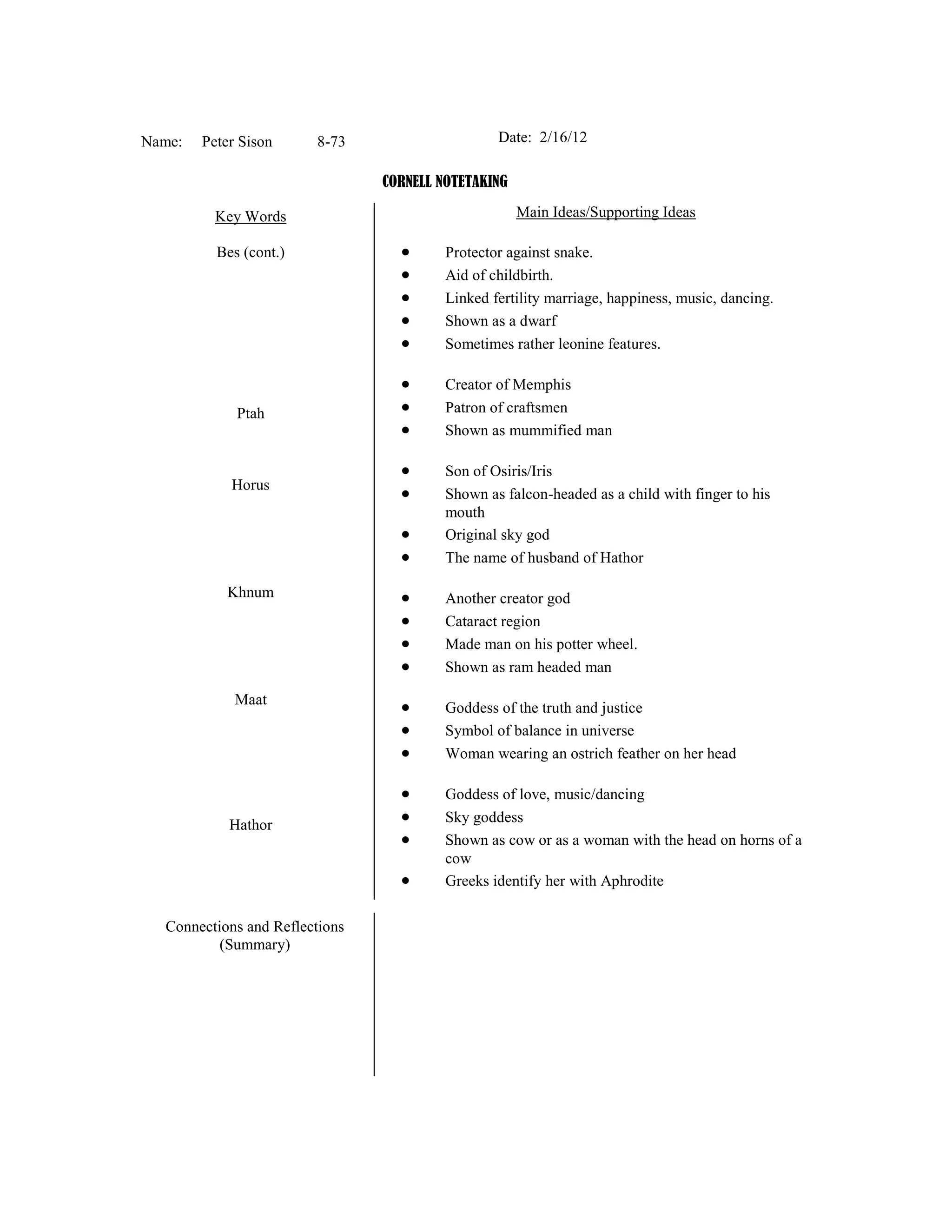 Peter Ancient egypt gods and goddesses(part 2) | PDF