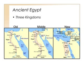 Ancient egypt history 3 kingdoms | PPT