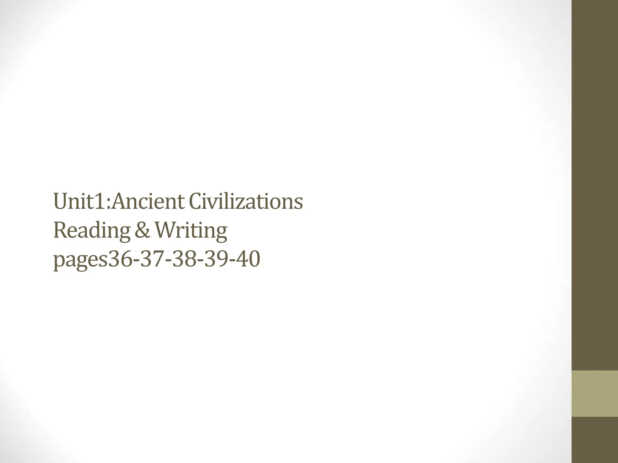 Ancient Egyptian. ppt life styles ,achievements and decline | PPT