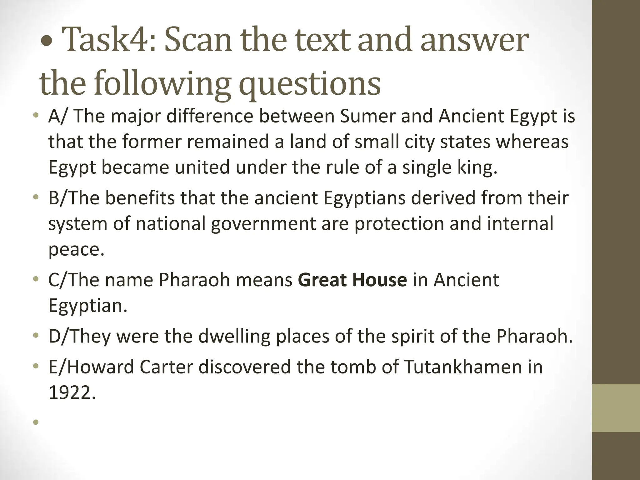 Ancient Egyptian. ppt life styles ,achievements and decline | PPT