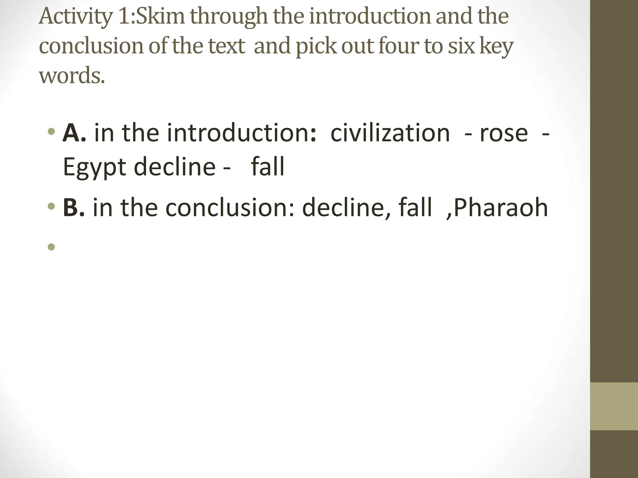 Ancient Egyptian. ppt life styles ,achievements and decline | PPT