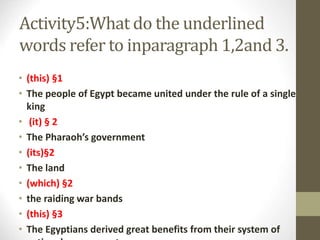 Ancient Egyptian. ppt life styles ,achievements and decline | PPT