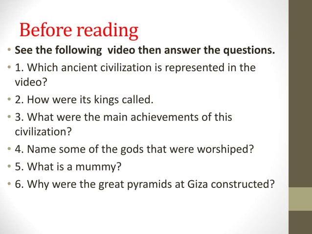 Ancient Egyptian. ppt life styles ,achievements and decline | PPT