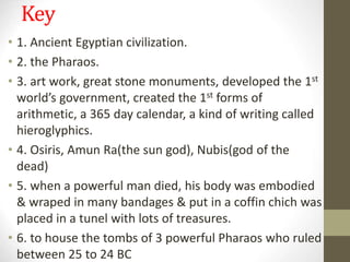 Ancient Egyptian. ppt life styles ,achievements and decline | PPT