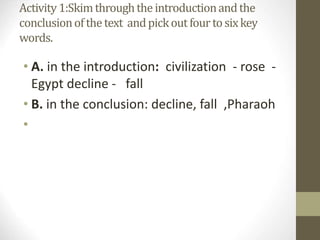 Ancient Egyptian. ppt life styles ,achievements and decline | PPT