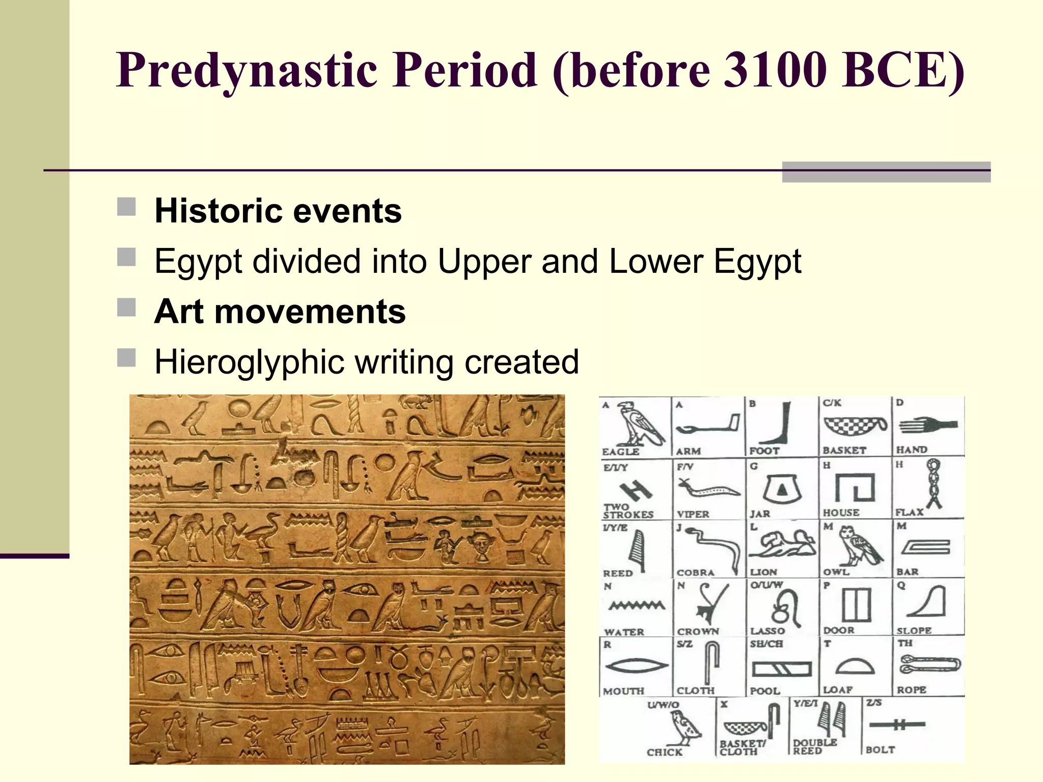 Ancient egyptian art timeline prof. crisencio m. paner | PPT