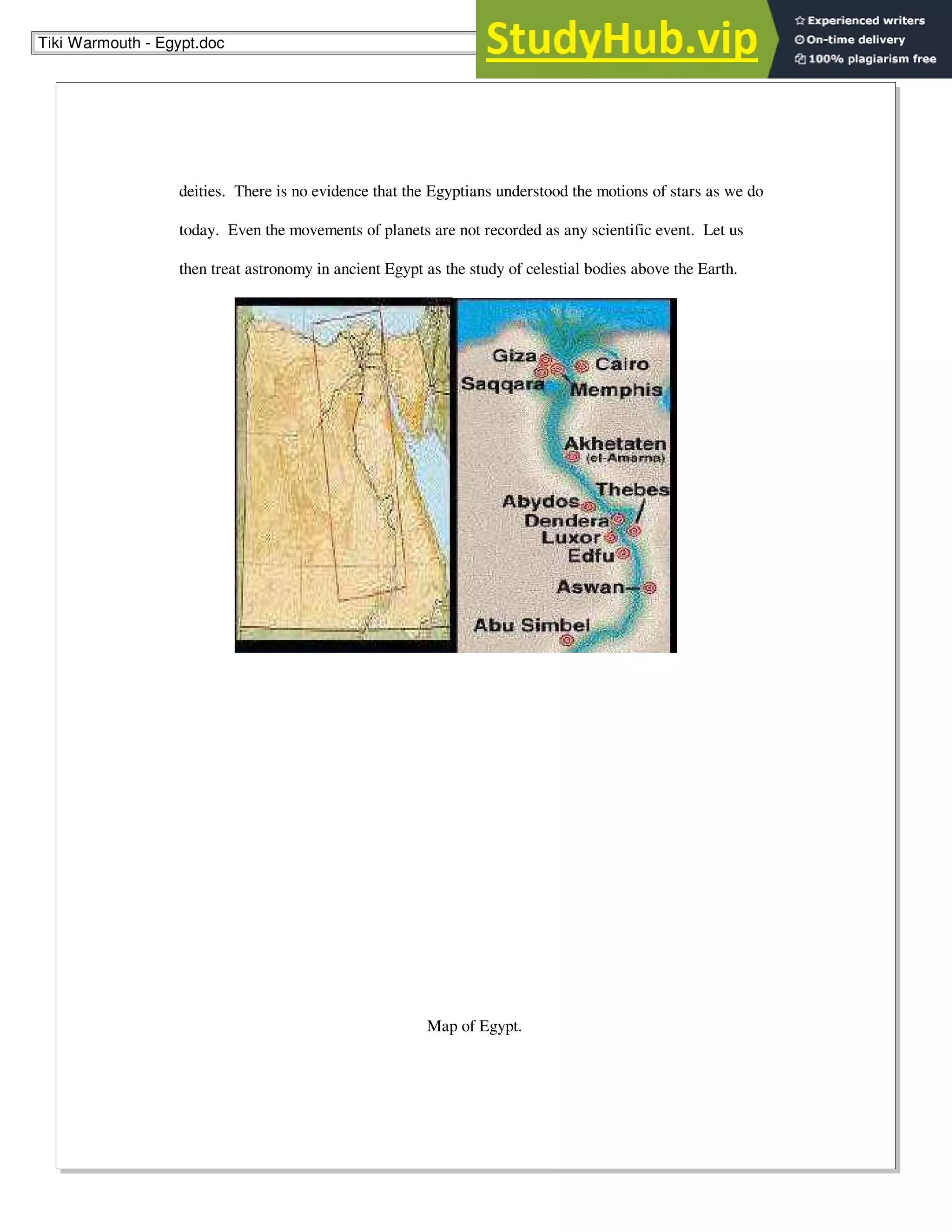 ANCIENT EGYPTIAN ASTRONOMY | PDF