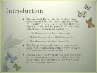 Ancient egyptian clothing of the higher classes | PPTX