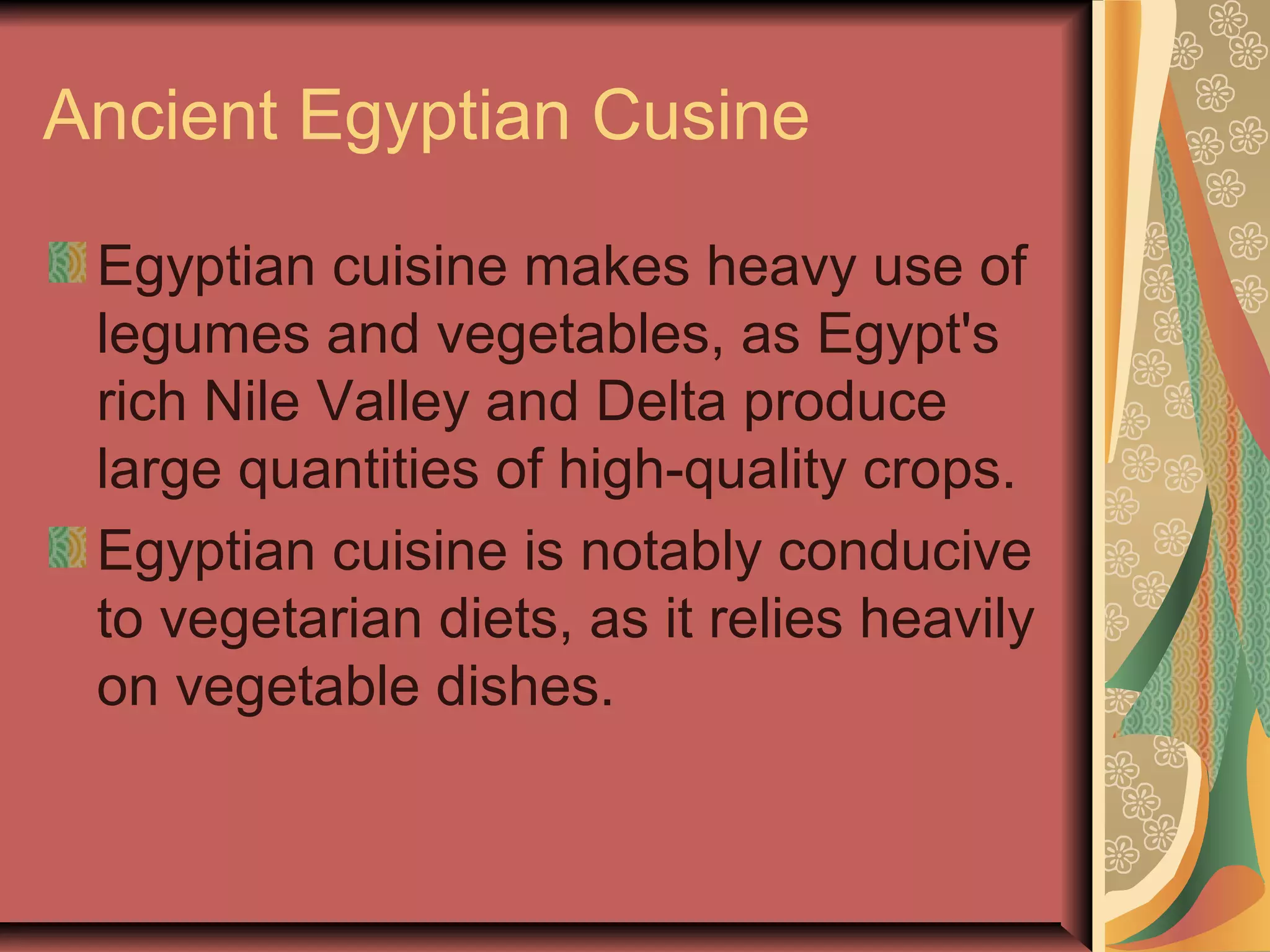 Ancient egyptian cookery | PPT